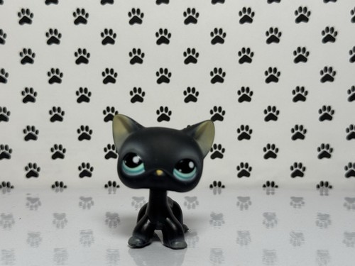 Authentic LPS #994 Black Shorthair with Light Paws and Blue Eyes | eBay