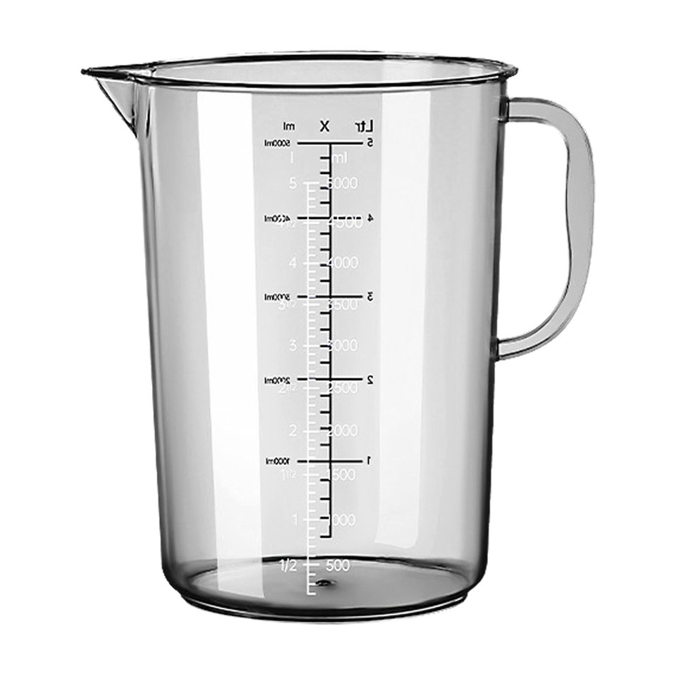 1Pc Plastic Graduated Beakers w/Handles Measuring Beaker Kitchen ...