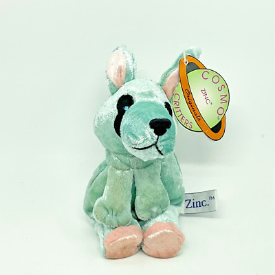 Cosmo Critters Original Zinc 1990's Plush Classic Green Kangaroo with ...