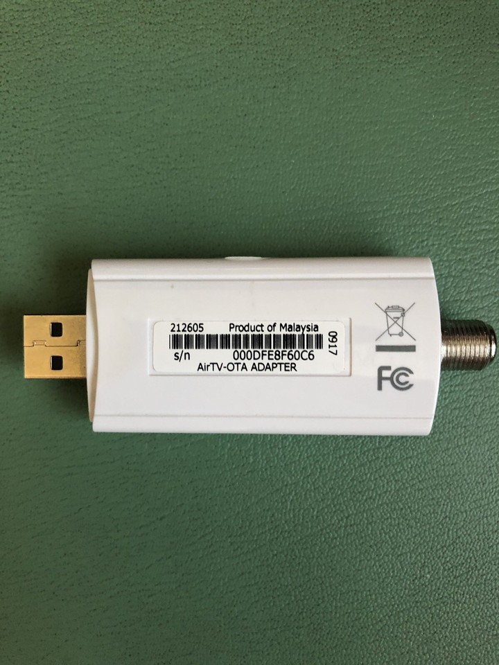 Sling AirTV OTA Over The Air Adapter Digital Dongle For AirTV Media ...