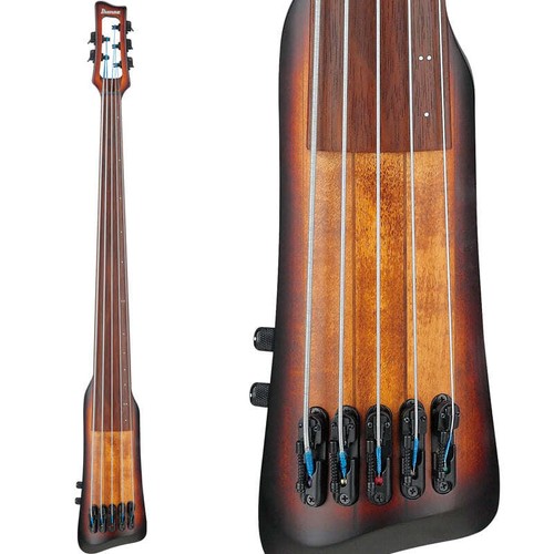 Ibanez UB805-MOB 5-String Upright Electric Bass Mahogany Oil Burst ...
