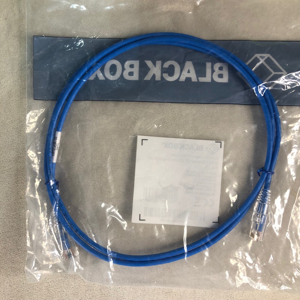 Black Box Slim-Net Cat.6 UTP Patch Network Cable - 5 ft Category 6 ...