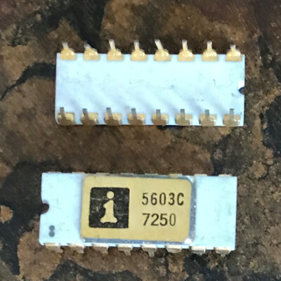 32ea NEW Intersil 5603C 256 X 4 Bit PROM Gold Plated Date Code 7250 | eBay