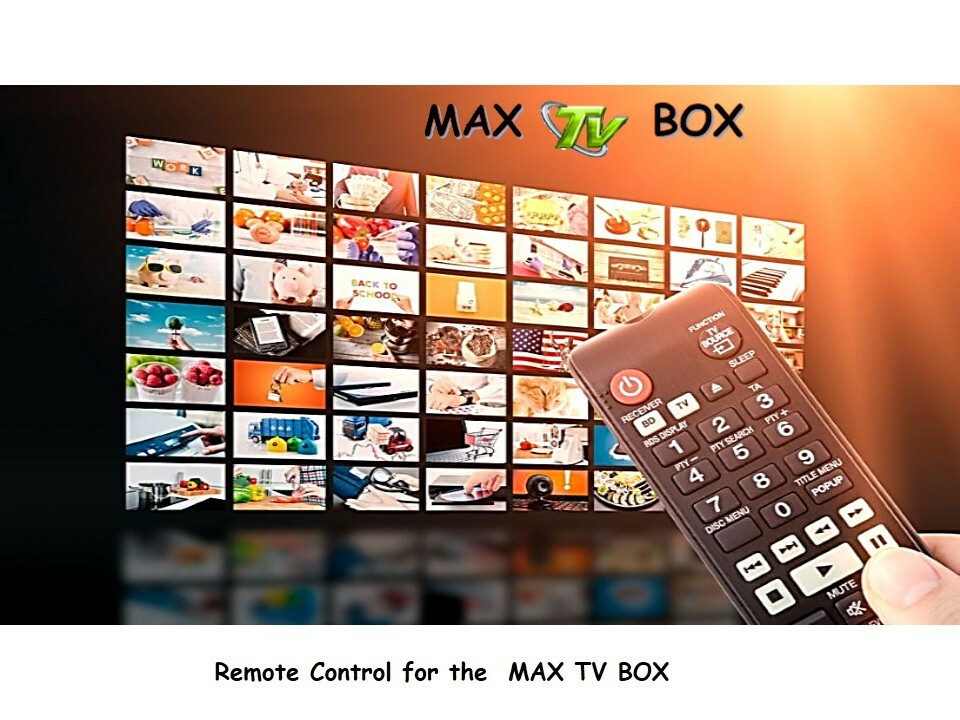 MaxTV BOX Remote Control FOR MAXTV Gold, Silver and 2.4 (older models ...