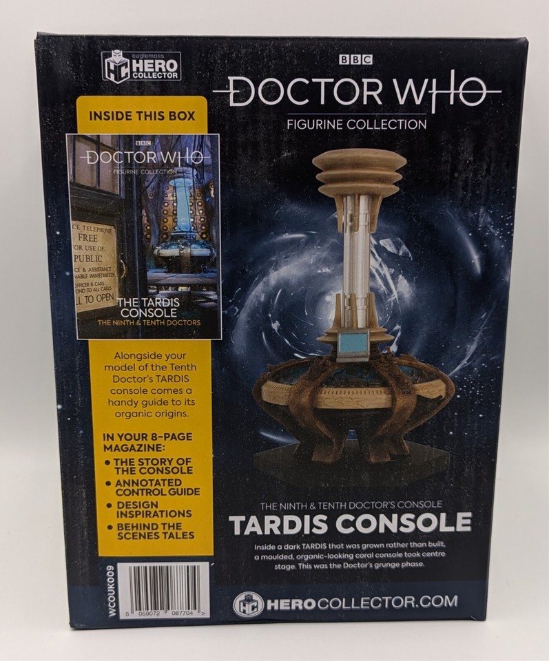 Eaglemoss Hero Collector Doctor Who TARDIS CONSOLE Ninth & Tenth ...