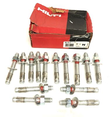 Hilti 5/8x4-3/4 Inch KB-TZ Expansion Stud Anchor 387516 [Lot of 14] NOS ...