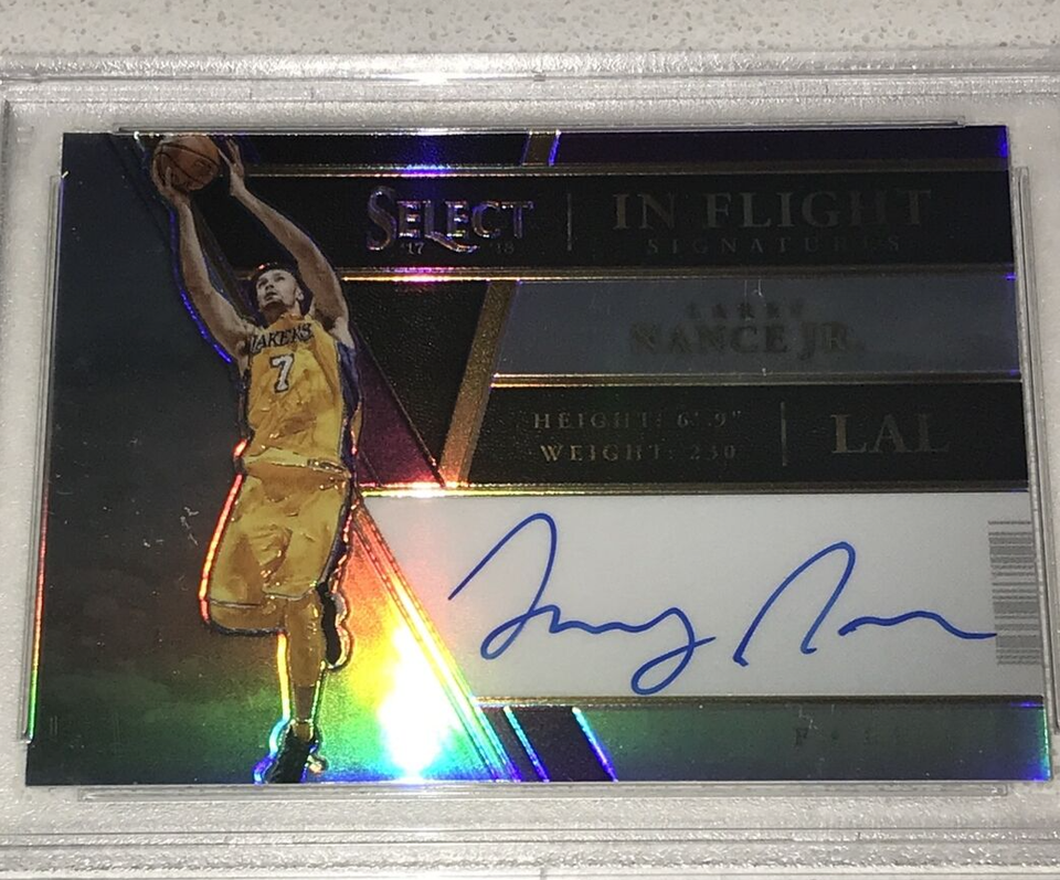 2017-18 Select In Flight Signatures #IFLN Larry Nance Jr SIGNED ...