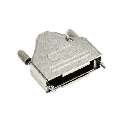 MH MHDTZK15-RA-PC-K Metal Backshell for DB15 Connector w/Jack Screws ...