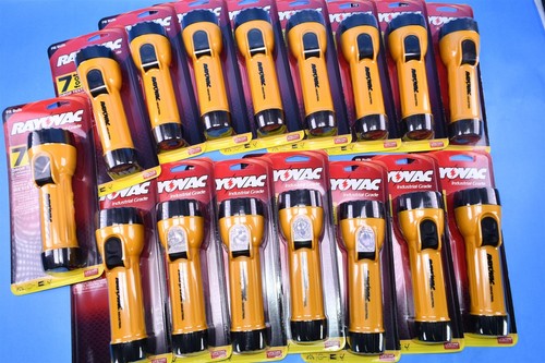 Rayovac IN2C Industrial 2D Yellow Industrial Flashlights Drop Resist ...