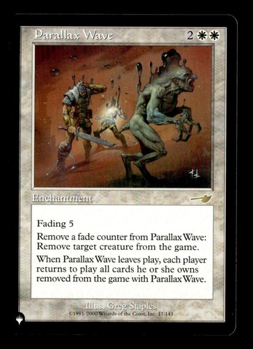 MTG - Parallax Wave - The List Reprints - Near Mint | eBay