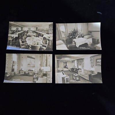 RPPC Vtg Lot Postcard American President Line SS President Polk Ocean ...