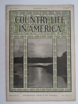 COUNTRY LIFE IN AMERICA MAGAZINE, AUGUST 1902 1902 | eBay