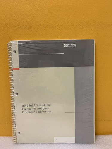 HP 03569-90024 3569A Real-Time Frequency Analyzer Operator's Reference ...
