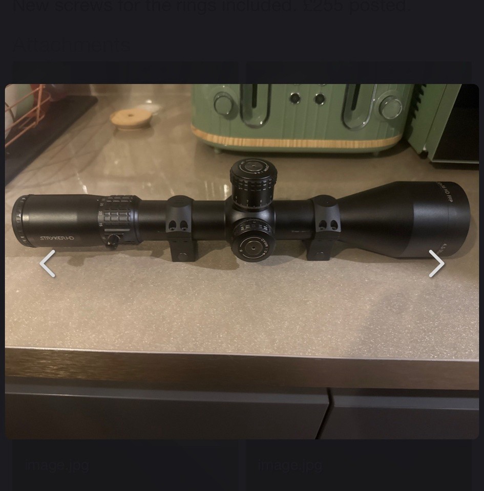Delta Stryker Rifle Scope Ed 4.5-30x56 FFP IR Mil Zero Stop 34mm LRD-1P ...