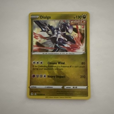 Pokemon TCG Dialga Holo Rare SWSH07: Evolving Skies 112/203 NM Near ...