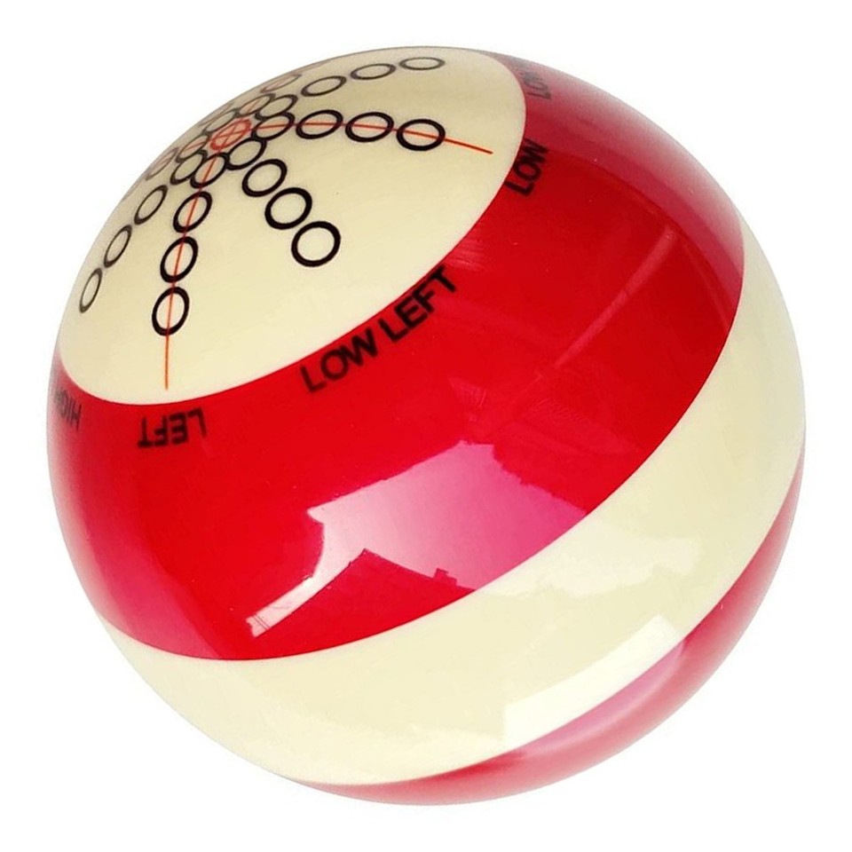 Billiards Cue Ball Training Set Dual Sided Design for Practicing Aiming ...