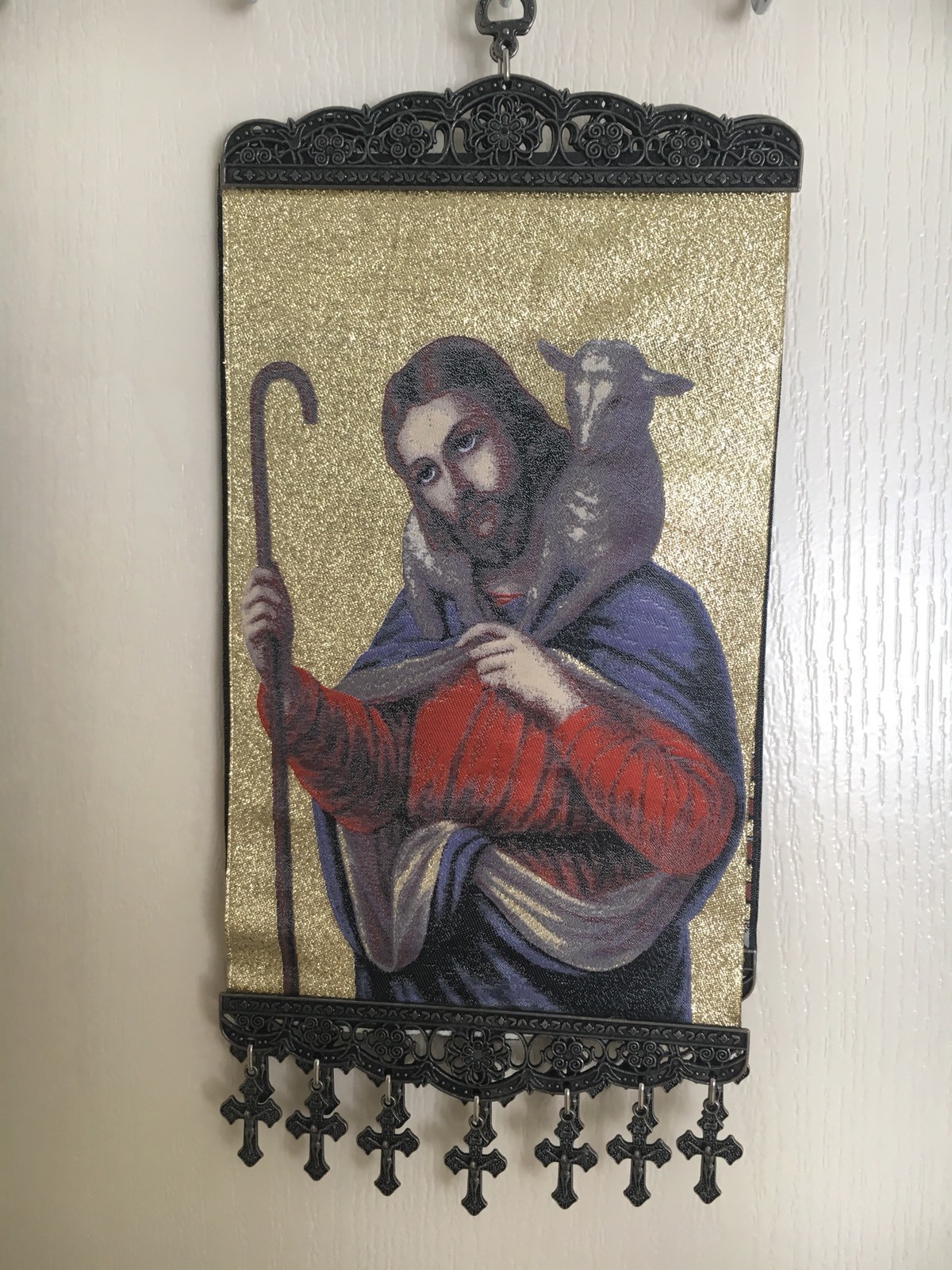 Woven Religious tapestry wall hanging orthodox catholic icon Style 1022 ...