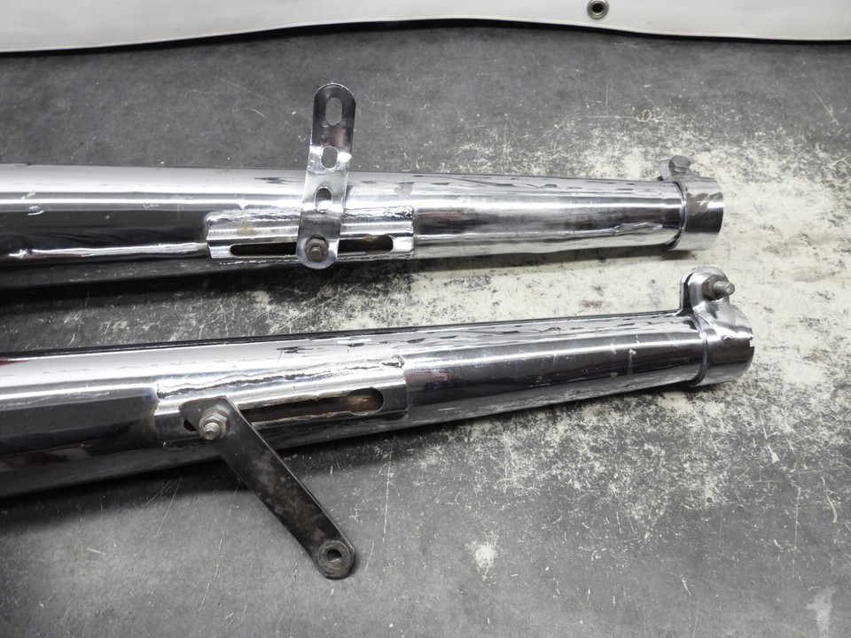 1974 Norton Commando 850 Electric Start Dunstall Exhaust Mufflers 2726 ...