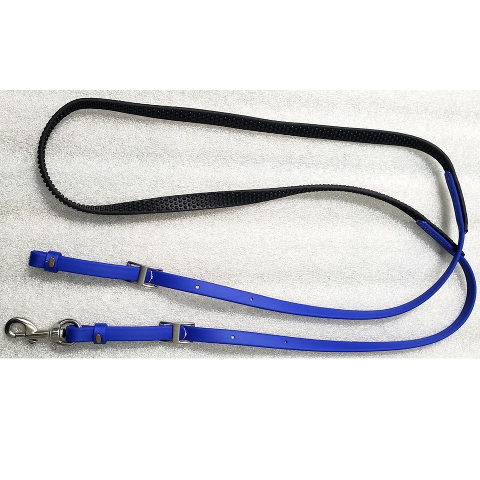New Royal Blue Beta Biothane Super Grip 1 Pc Reins over 7 1/2' Long | eBay