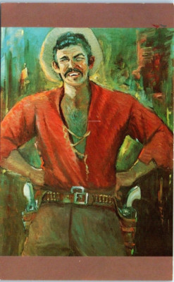 CURLY BILL BROCIUS painting CALICO GHOST TOWN Yermo, CA art - Postcard ...