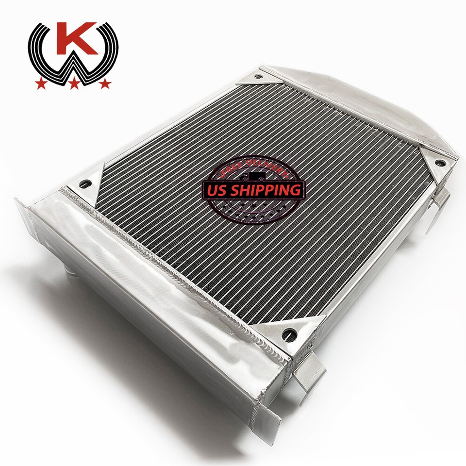 17" Aluminum Radiator for Ford 1932 Chopped Hot Rod W/Chevy 350 V8 ...