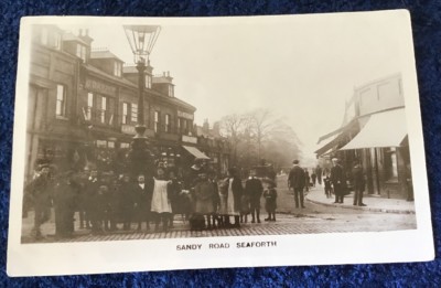 RPPC Real Photographic Postcard of Sandy Road, Seaforth, Liverpool ...