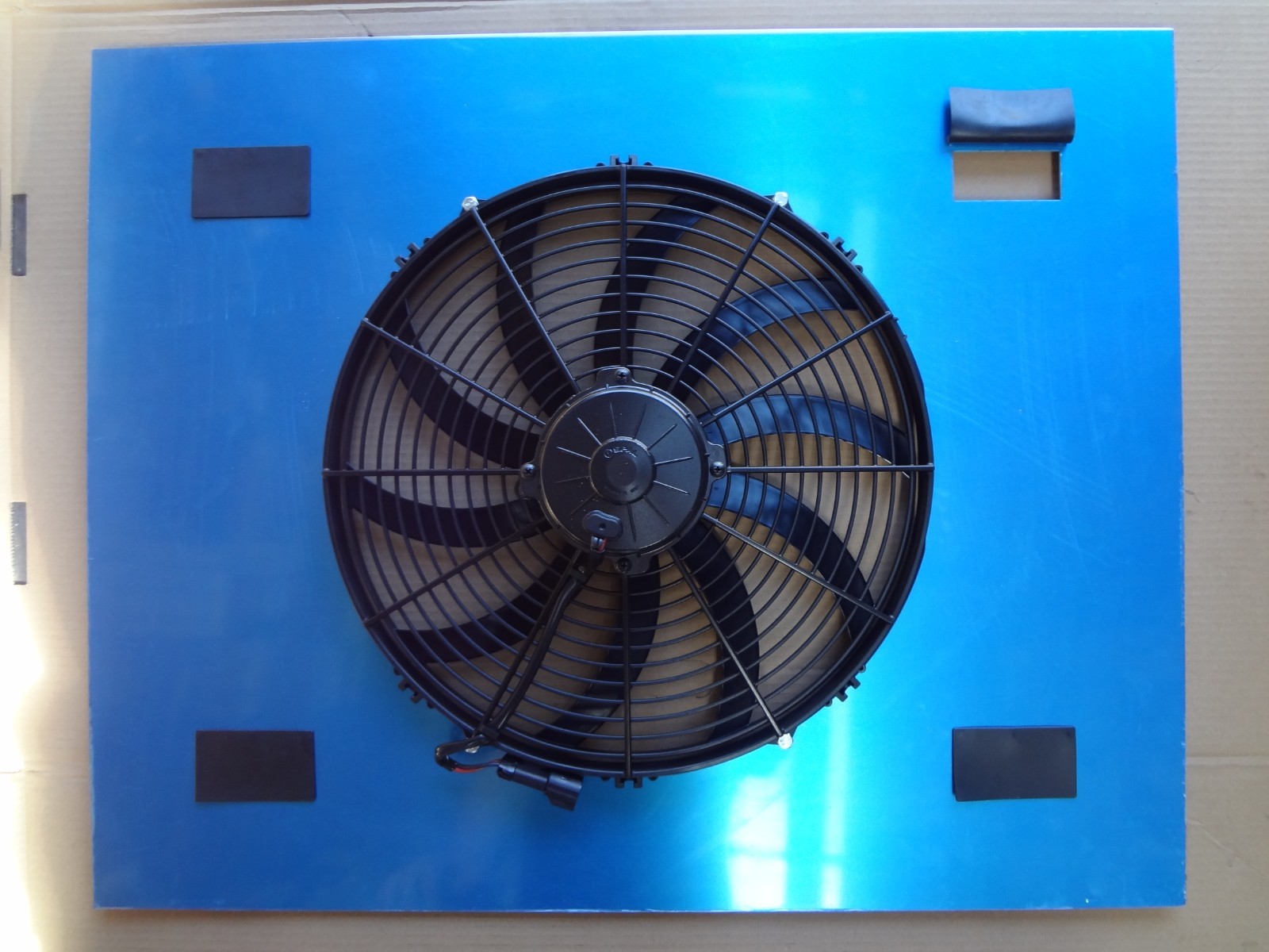 Universal Alloy Aluminium Fan Shroud & for Spal 16" Spal 3000CFM +4 air ...
