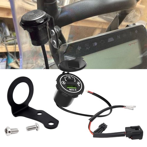 Fast charger Type-c PD USB Port Kit Fits Honda CRF300L Rally / CRF250L ...