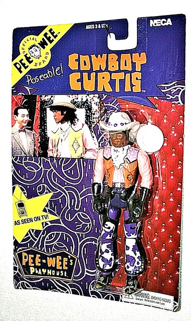 NECA Pee Wee's Playhouse Cowboy Curtis Poseable Figure Toy 2006 for ...