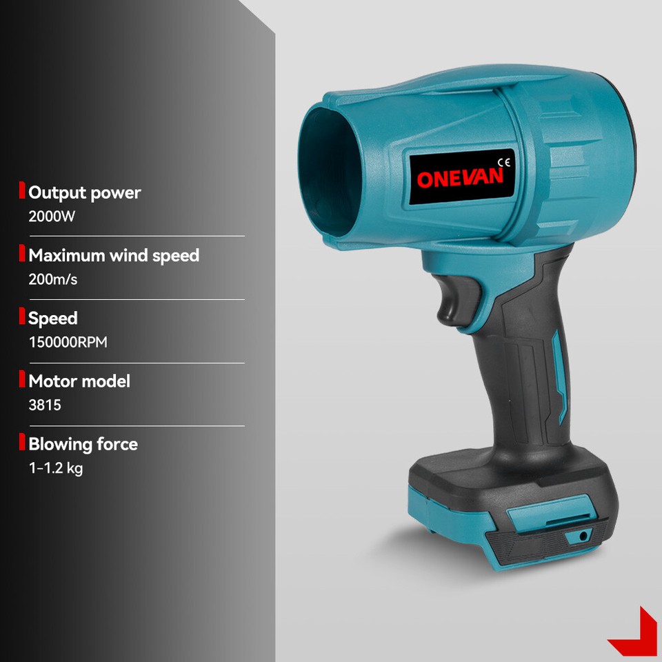 Jet Dry Blower Brushless Motor Handheld Jet Fan Turbo Jet For Makita ...