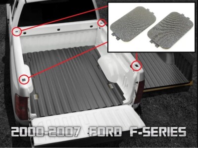 Stake Pocket Covers Rail Hole Plugs Caps For 2000-2007 Ford F150, F250 ...
