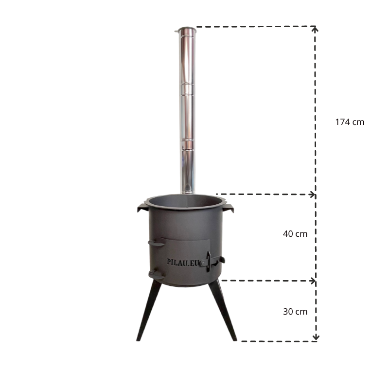 3mm Steel Utchak for Kasan 12-16l, D40cm Wood Stove utschak utschag ...