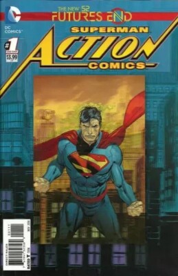 Superman Action Comics 1 Futures End First Print 3D Lenticular Cover A ...