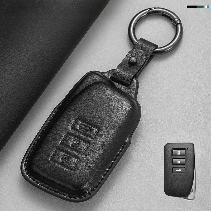 Genuine Leather Car Key Fob Case Cover Bag For Lexus 450H NX RX IS GS ...
