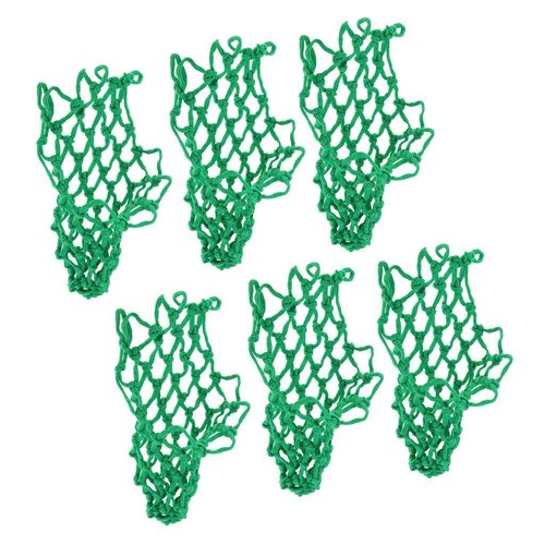 6x Heavy Duty Pool Table Net Pockets Snooker Table Mesh Bag Green Nylon ...