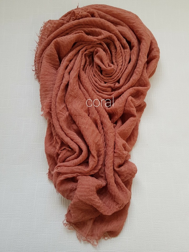 New Style Crimp BUY 5 GET 1 FREE Hijab Scarf Headscarf Crinkle Wrap ...