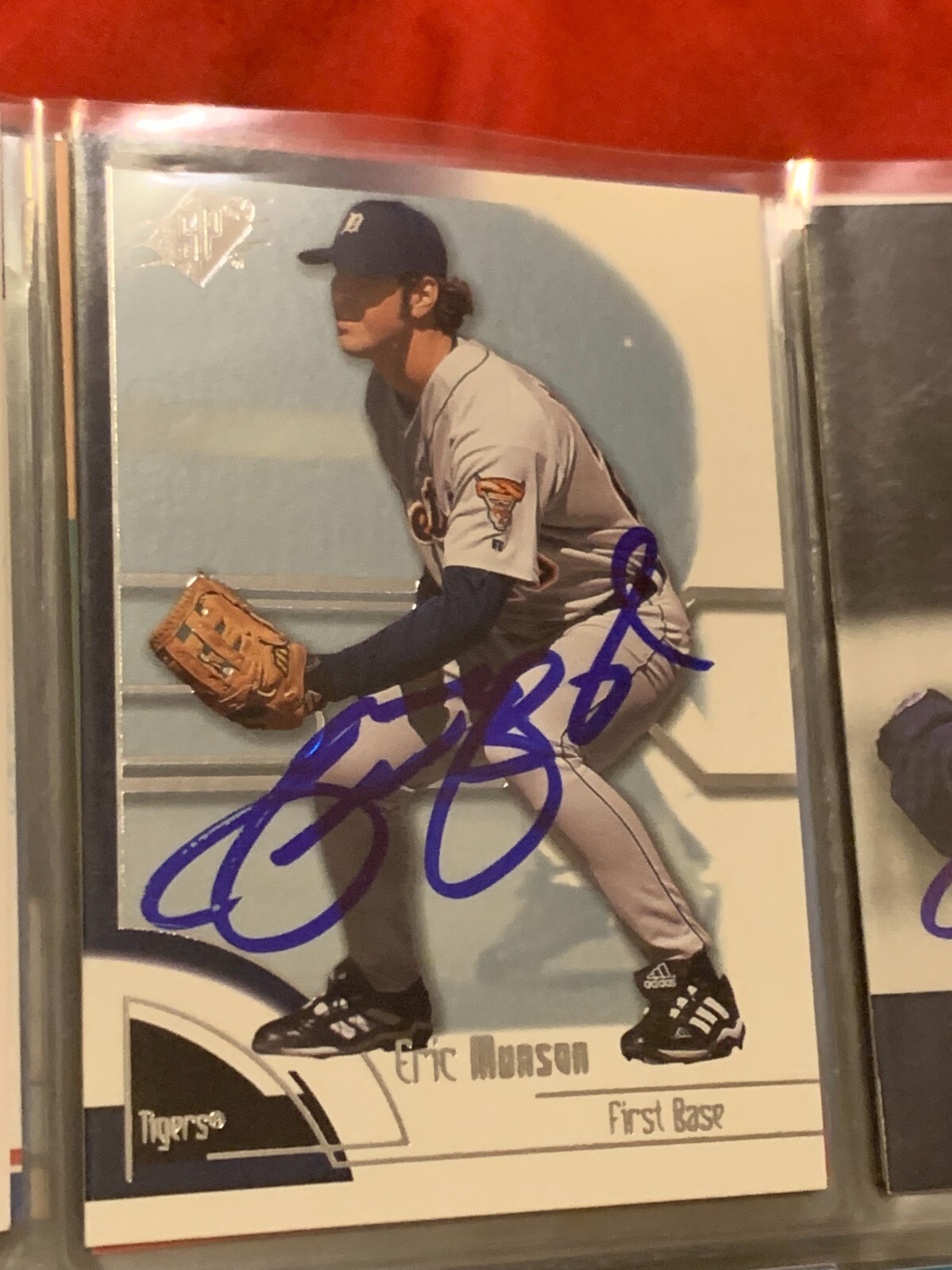 ERIC MUNSON AUTOGRAPHED SIGNED 2002 SPX CARD TIGERS | eBay