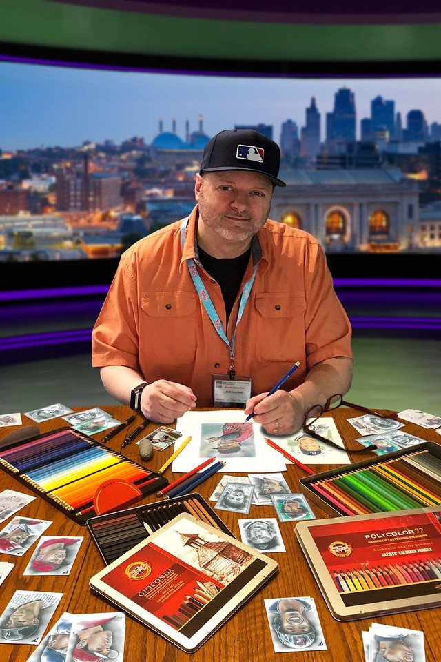 2023 Topps Museum Canvas Original Sketch Card - Mike Trout 1 of 1 ...