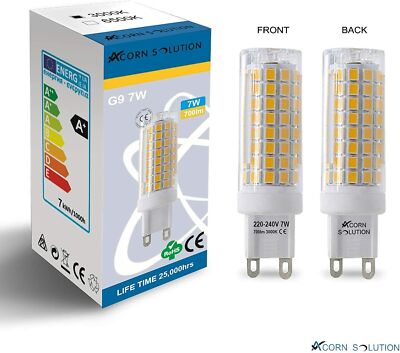 G9 LED 7W Light Bulb Warm White Replacement For G9 Halogen Capsule ...