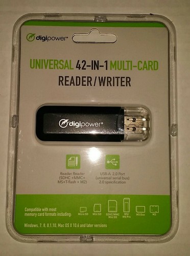 Universal Digipower 42-in-1 Multi Card Reader/ Writer DP-MCR4 New Fast ...