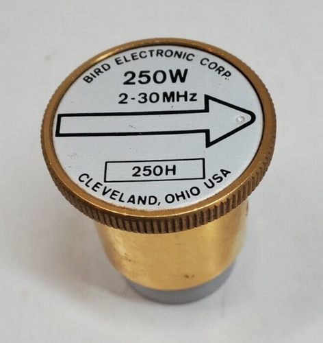 Bird 250H 250W 2-30 MHz Wattmeter Slug Bird Electronic | eBay
