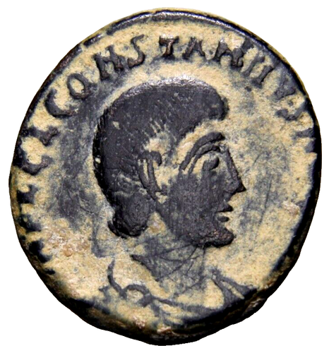Constantius Gallus. Caesar, AD 351-354. Æ Half Centenionalis War Roman ...