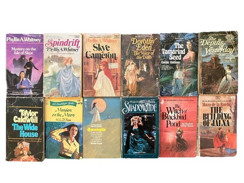 Vintage Gothic Paperback Romance Suspense Books Lot of 12 | eBay
