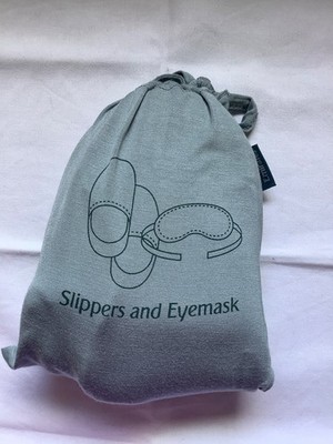 Emirates Business Class slippers & eye mask sealed in bag | eBay UK