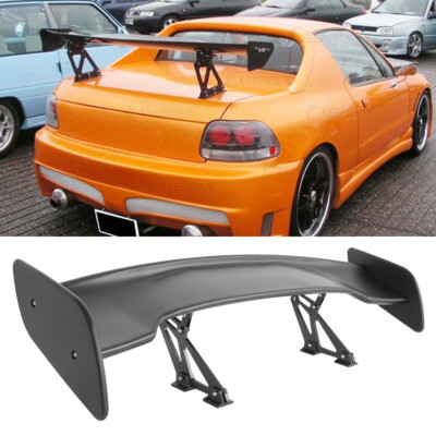For Honda Civic Del Sol Matte 46" Rear Trunk Spoiler Wing Racing GT ...