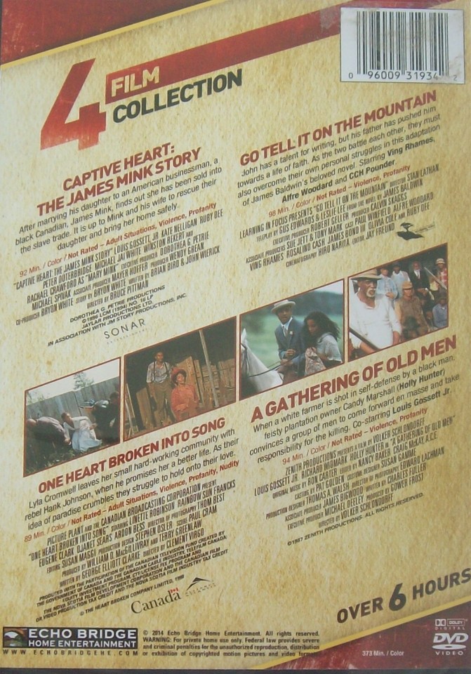 4 Films: Captive Heart/ Tell It on the Mountain/ One Heart... (DVD ...