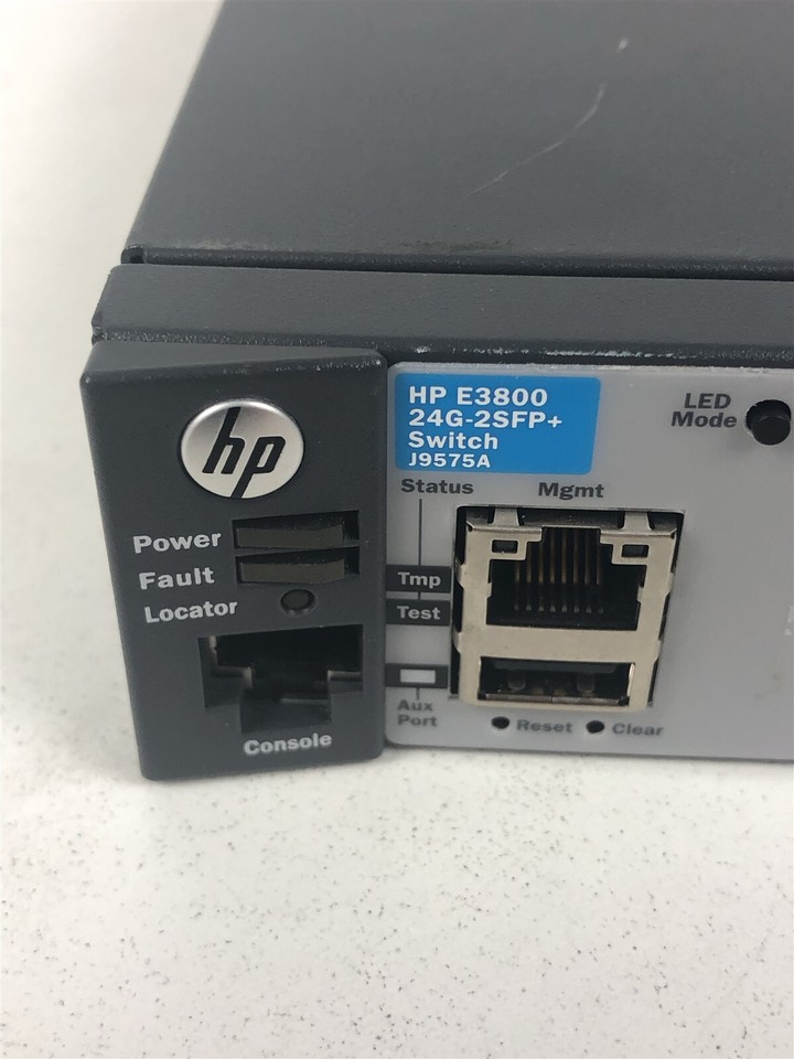 HP E3800-24G-2SFP+ 24-Port Ethernet Switch (J9575A) AS-IS! | eBay