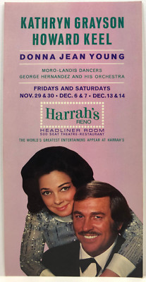 Kathryn Grayson, Howard Keel, Donna Jean Young at Harrah's Reno ...
