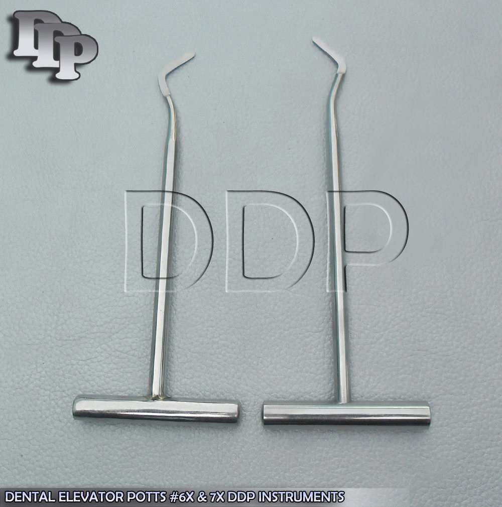4 Pieces OF DENTAL ELEVATOR POTTS #6X & 7X INSTRUMENTS | eBay
