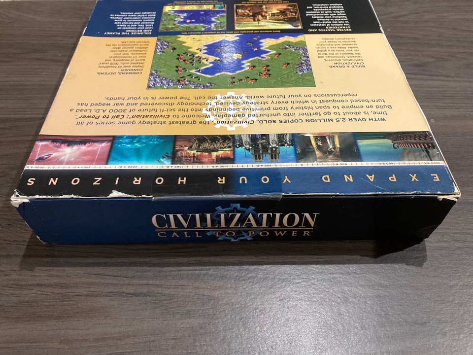Vintage 1999 Civilization Call to Power for Macintosh Big Box - NEW ...